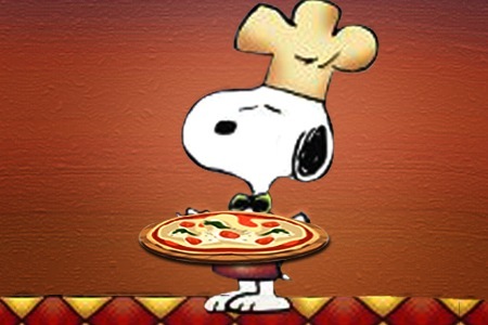 snoopy pizza and chicken - uludağ sözlük